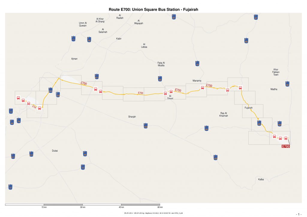 E700 Bus Route in Dubai - Time Schedule, Stops and Maps - Your Dubai Guide