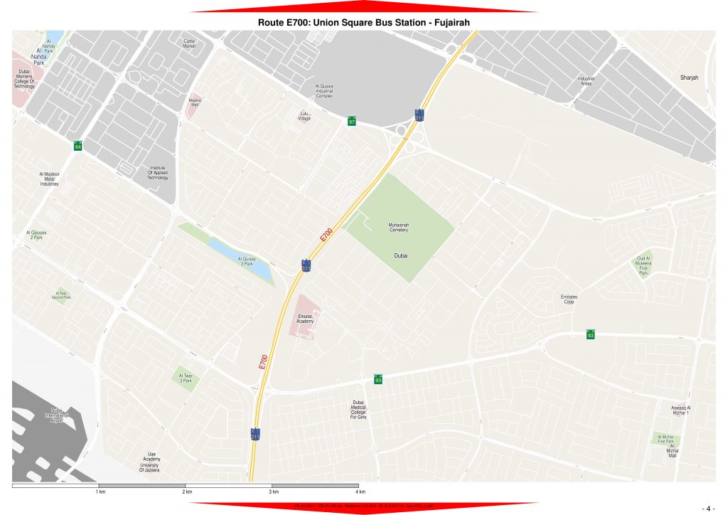 E700 Bus Route in Dubai - Time Schedule, Stops and Maps - Your Dubai Guide