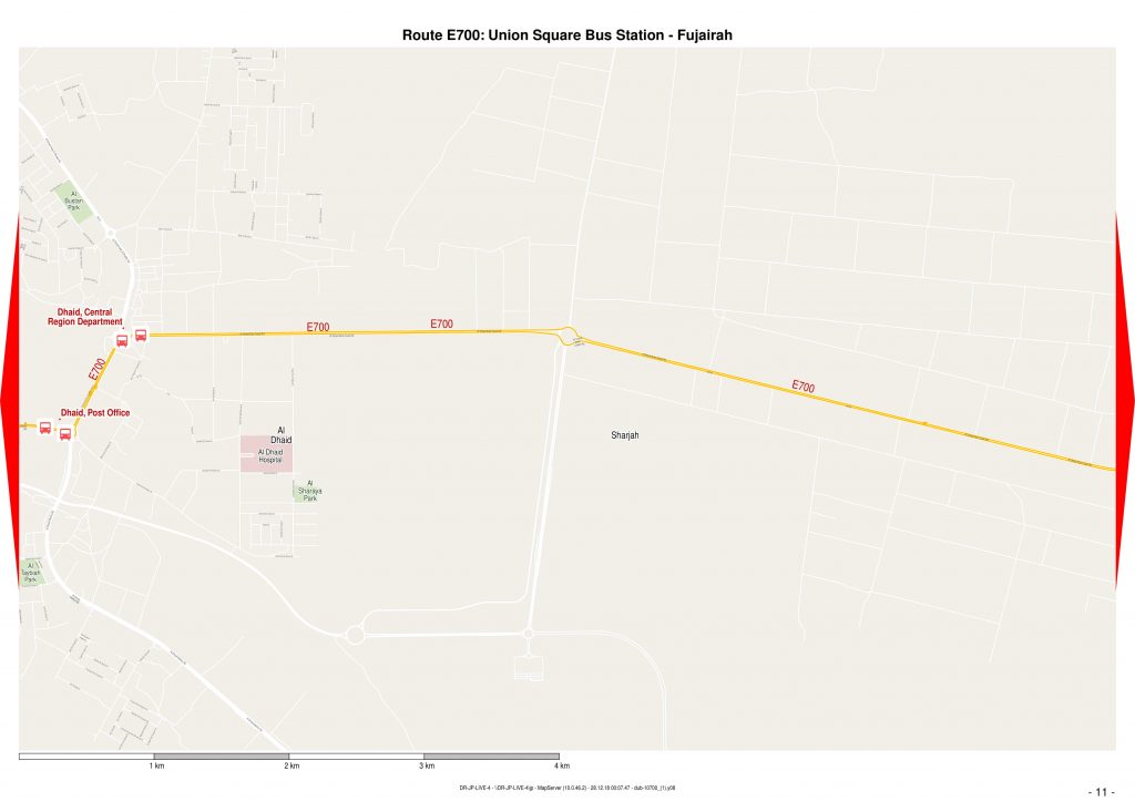 E700 Bus Route in Dubai - Time Schedule, Stops and Maps - Your Dubai Guide