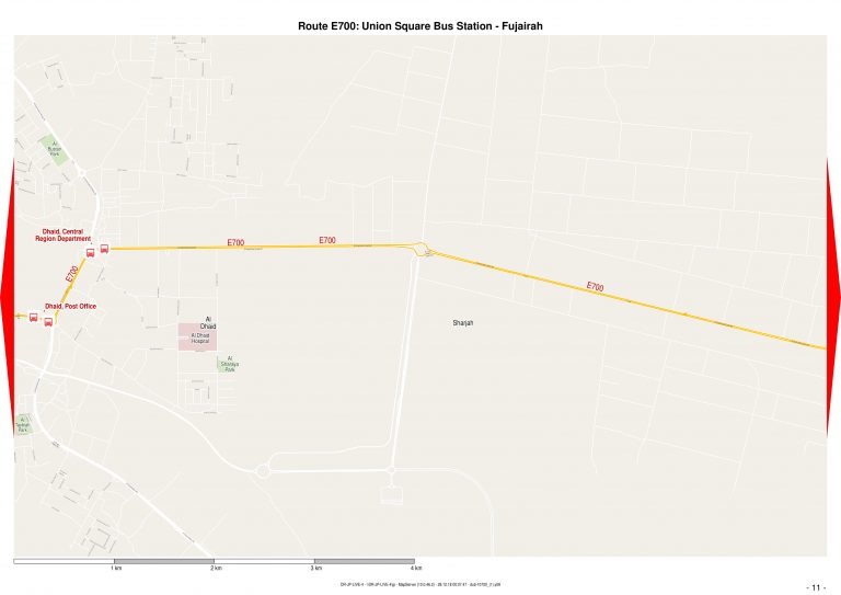 E700 Bus Route in Dubai - Time Schedule, Stops and Maps - Your Dubai Guide