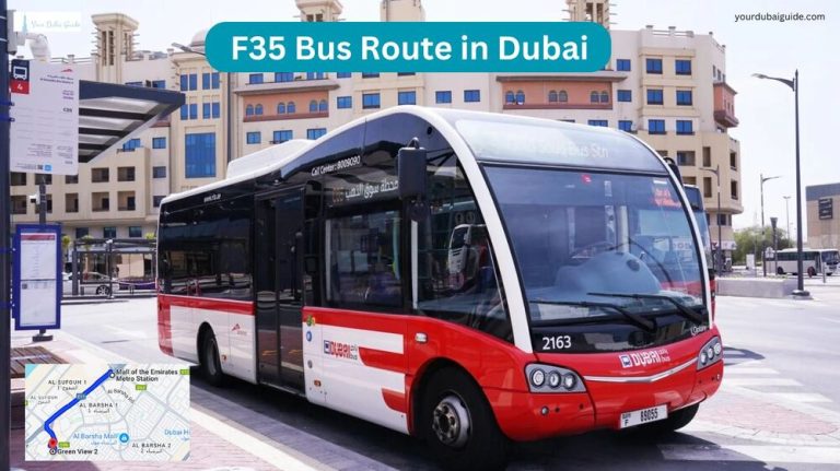 F35 Bus Route in Dubai - Time Schedule, Stops and Maps - Your Dubai Guide