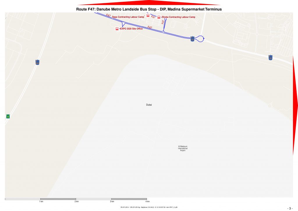 F47 Bus Route in Dubai - Time Schedule, Stops and Maps - Your Dubai Guide