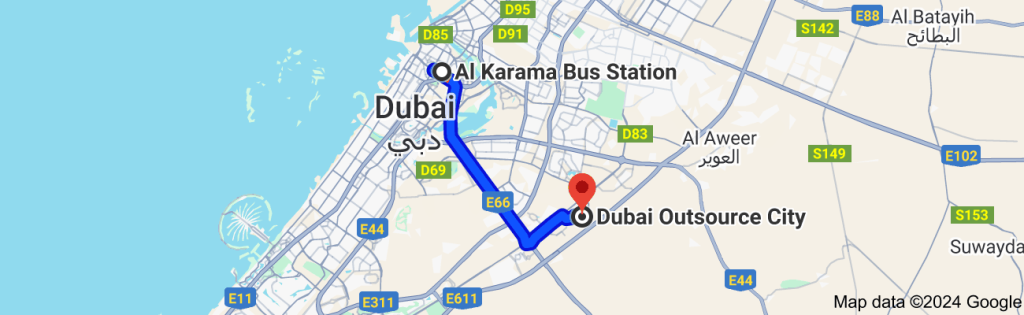 X25 Bus Route in Dubai - Time Schedule, Stops and Maps - Your Dubai Guide