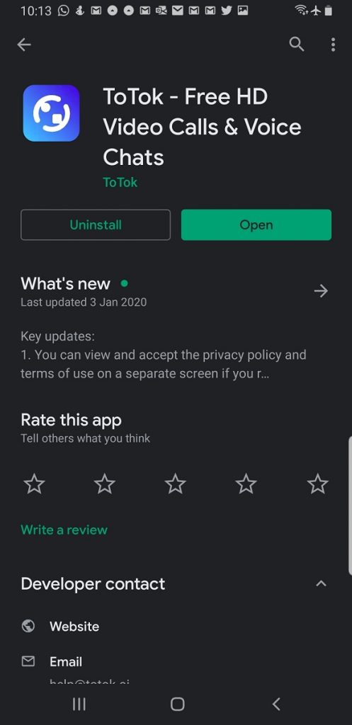 Totok is back on Android phones in Google Play Store with a new Update ...