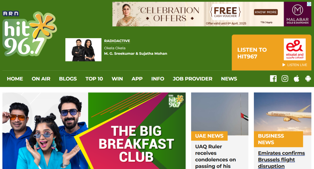 Hit 96.7 FM in Dubai program, How to Reach Bus / Metro? - Your Dubai Guide