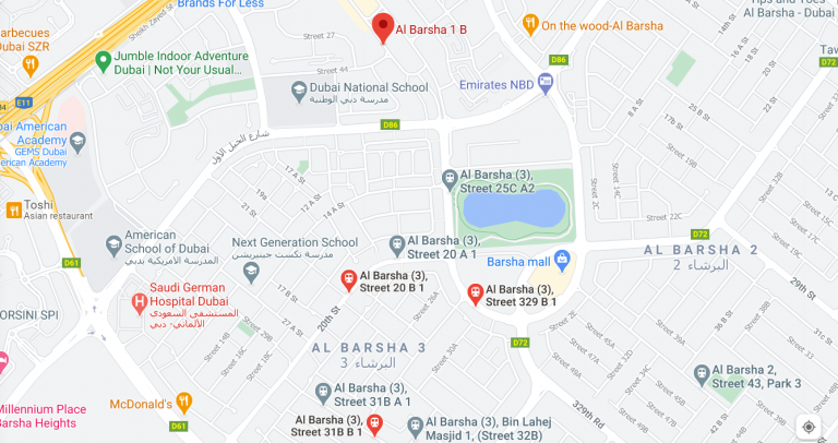 Al Barsha 1 B Bus Stop in Dubai - Your Dubai Guide
