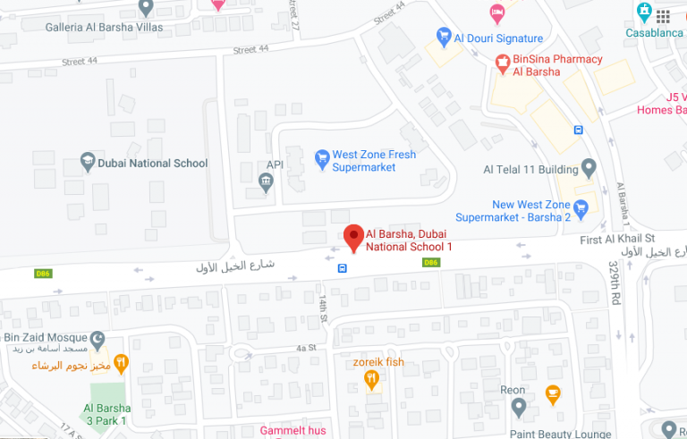 Al Barsha, Dubai National School 1 Bus Stop in Dubai - Your Dubai Guide