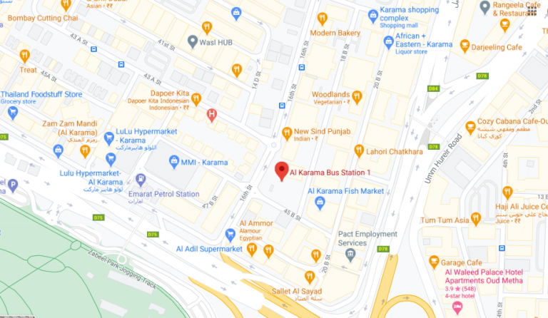 Al Karama Bus Station 1 Bus Stop in Dubai - Your Dubai Guide
