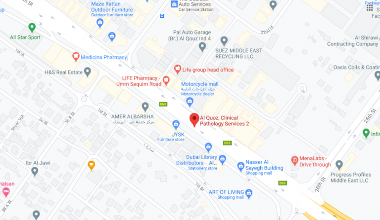 Al Quoz Clinical Pathology Services 2 Bus Stop in Dubai - Your Dubai Guide
