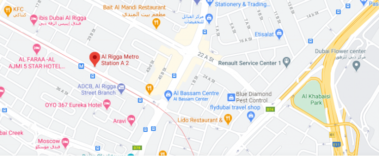 Al Rigga Metro Station A2 Bus Stop in Dubai - Your Dubai Guide