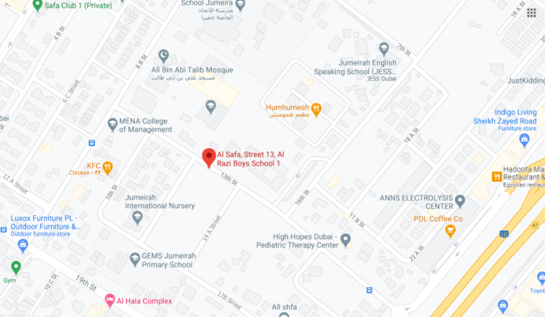 Al Safa, Street 13, Al Razi Boys School Bus Stop in Dubai - Your Dubai ...