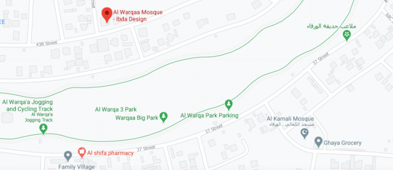 Al Warqa'a Mosque-Ibda Design Bus Stop in Dubai - Your Dubai Guide