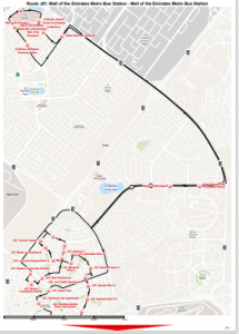 J01 Bus Route in Dubai - Time Schedule, Stops and Maps - Your Dubai Guide