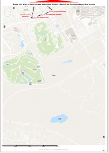 J01 Bus Route in Dubai - Time Schedule, Stops and Maps - Your Dubai Guide