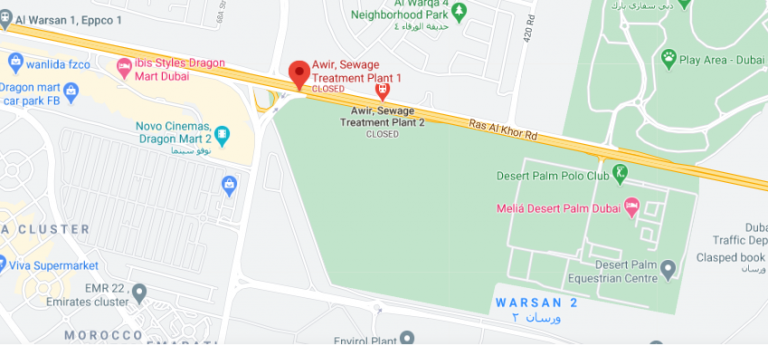 Awir, Sewage Treatment Plant 1 Bus Stop in Dubai - Your Dubai Guide