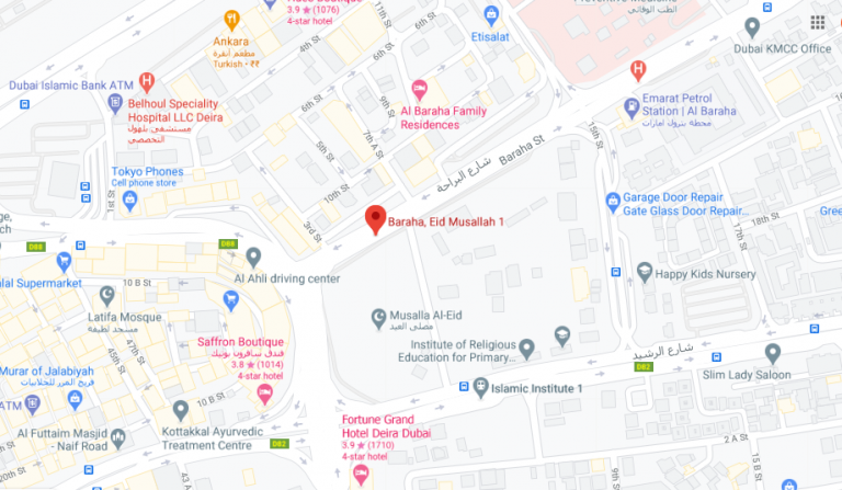 Baraha, Eid Musallah 1 Bus Stop in Dubai - Your Dubai Guide