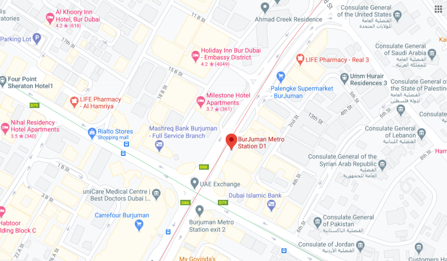 BurJuman Metro Bus Stop D1 Bus Stop in Dubai - Your Dubai Guide