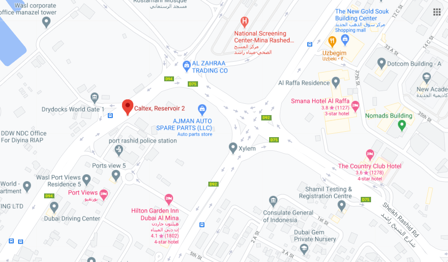 Caltex, Reservoir 2 Bus Stop in Dubai - Your Dubai Guide