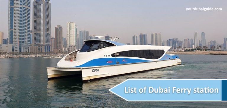 List of Dubai Ferry station. Where to buy the ferry tickets? Ticket ...