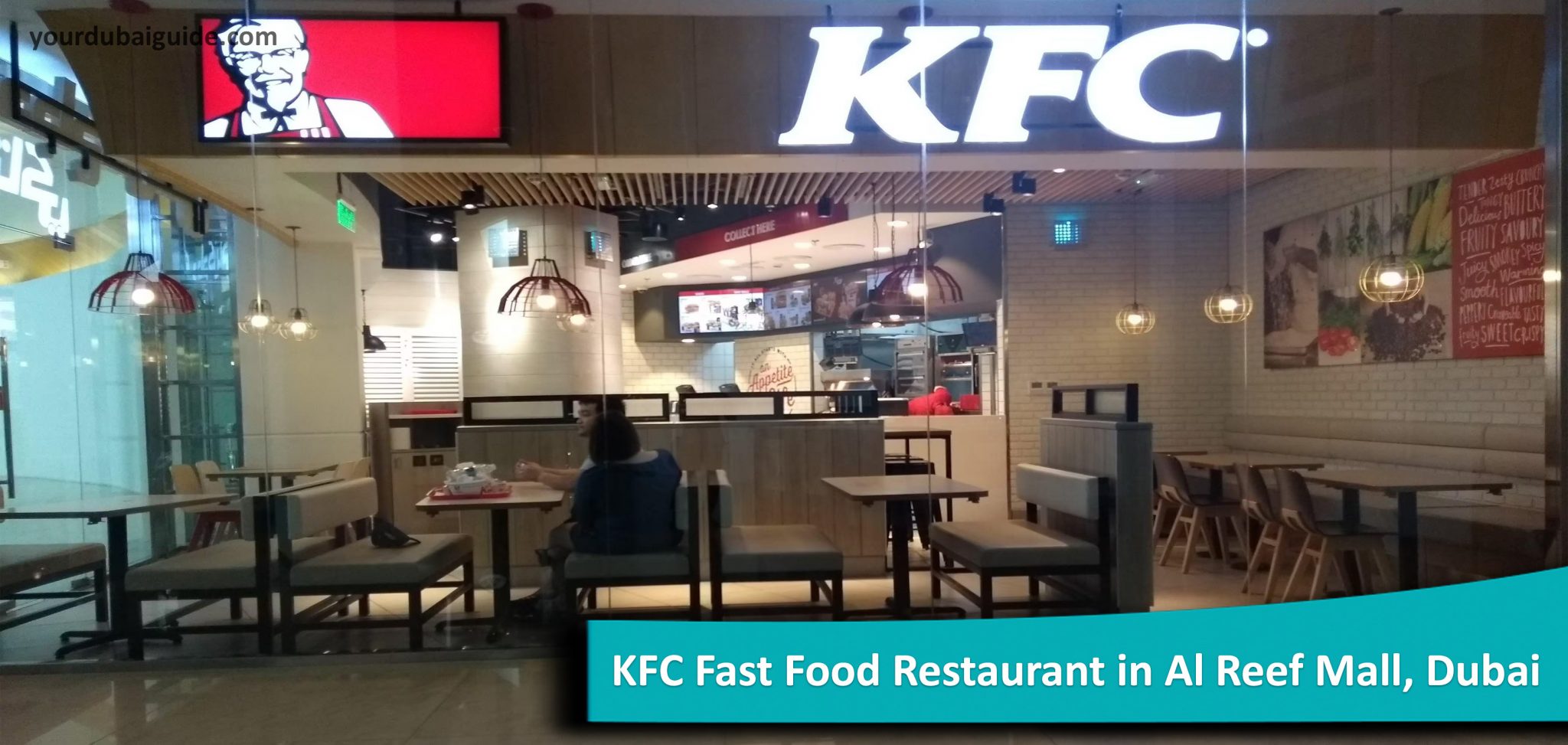 KFC Fast Food Restaurant in Al Reef Mall, Dubai - Your Dubai Guide