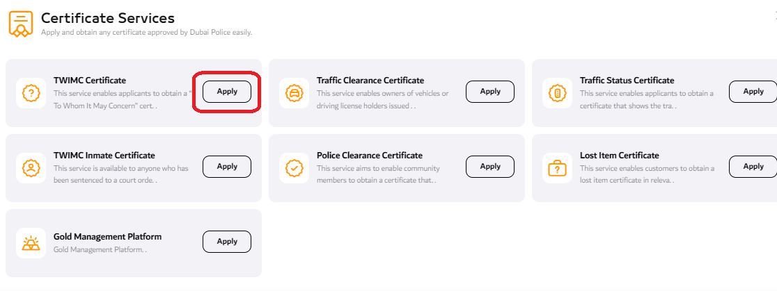 How to apply and obtain TWIMC Certificate in Dubai, UAE from Dubai Police?: Procedure ...