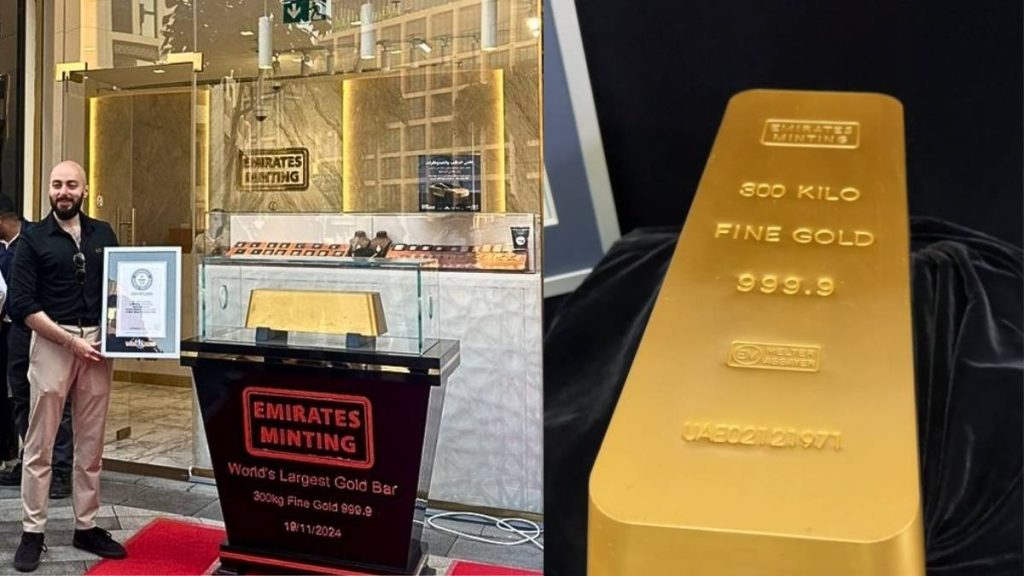 Dubai to Showcase World's Largest Gold Bar at the Souk This Weekend ...