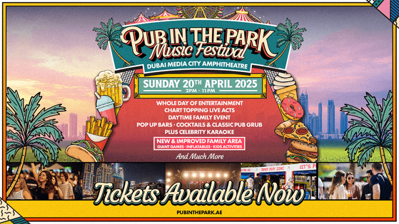 Pub In The Park Festival 2025 in Dubai Date, Time, Contact Details ...